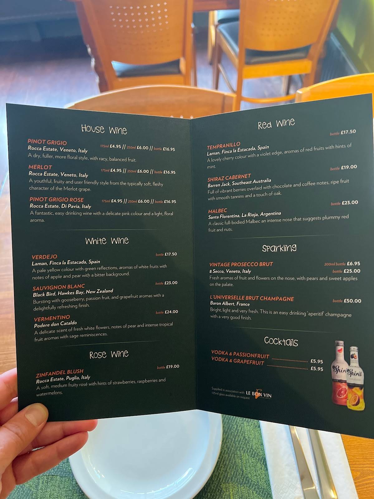 Menu at Olive Tree Restaurant, Buxton