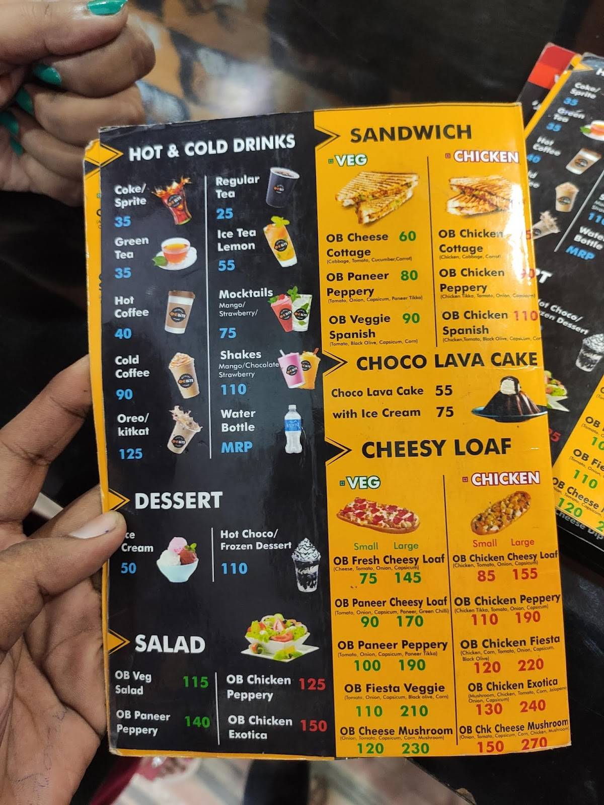 Menu at One Bite Durgapur, Durgapur