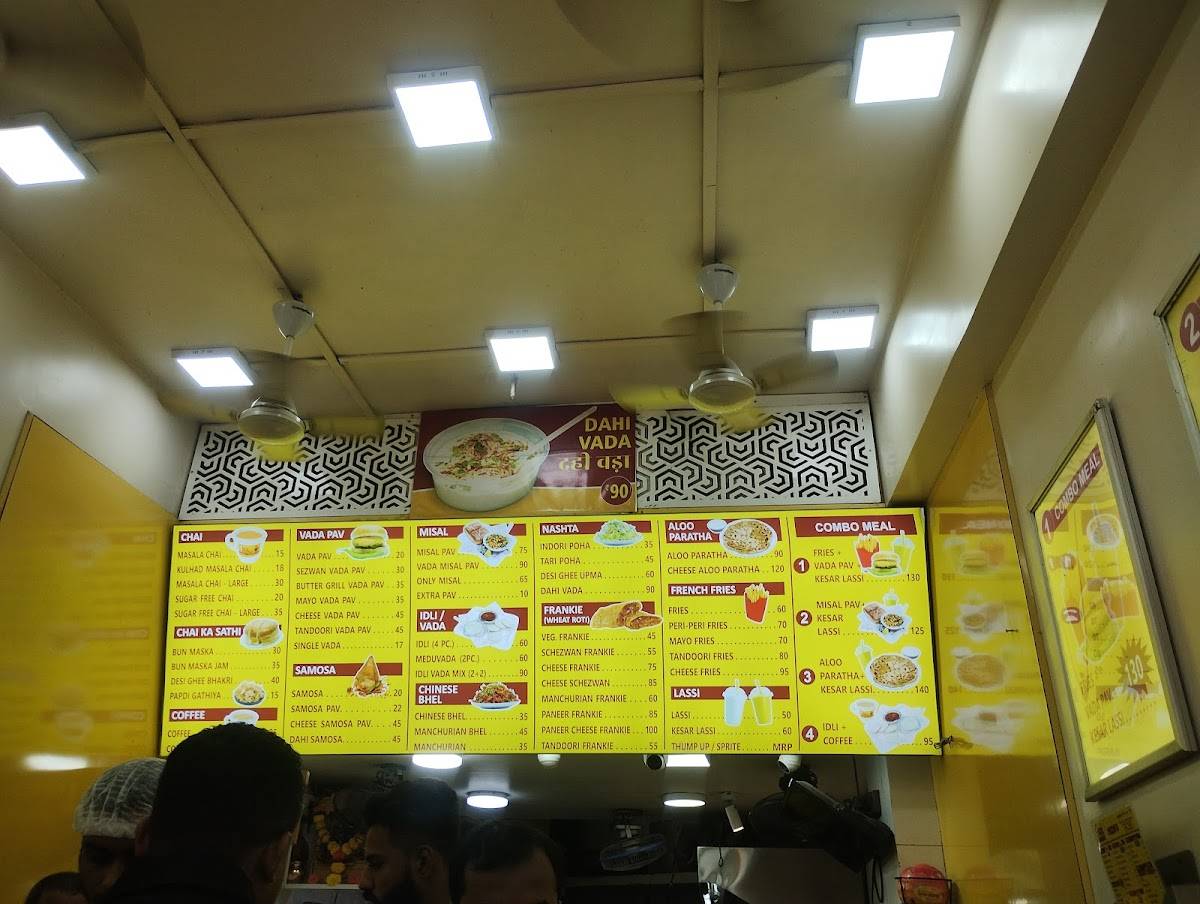 Menu at One Minute - Chai Nashta, Mumbai