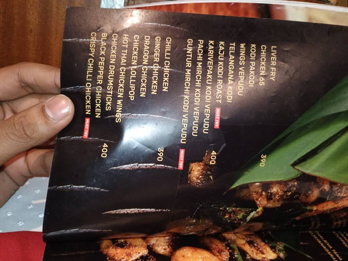 Menu at Pakka Local, Kondapur, Hyderabad, plot 152