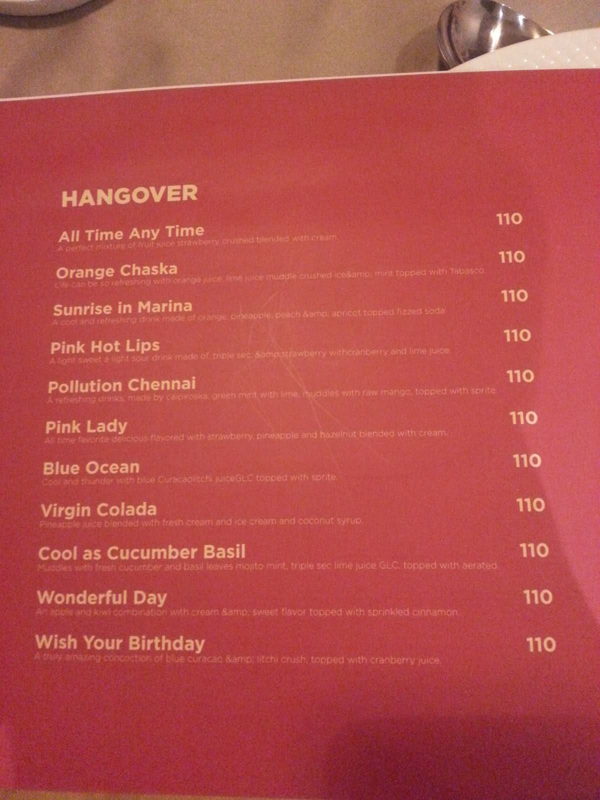 Menu at Pakwan Chennai, Chennai, 1st Floor
