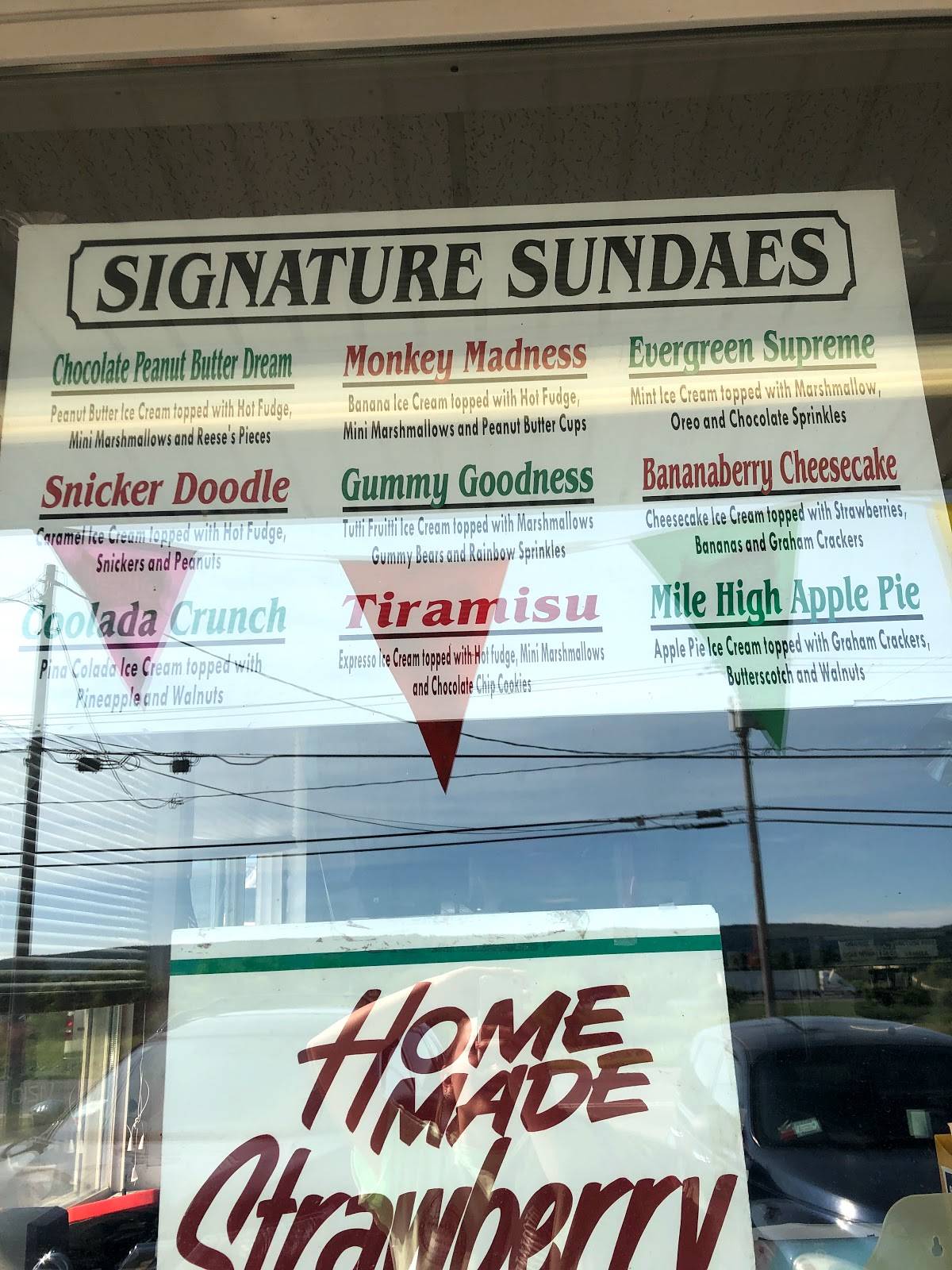 Menu at Papa Charlies Barbeque & Ice Cream, Utica
