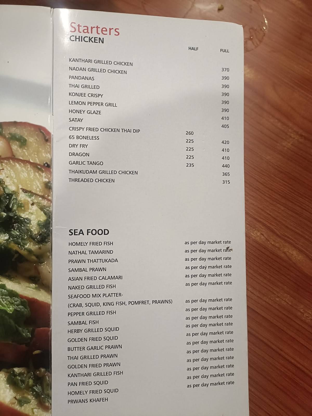 Menu at Paragon Restaurant, Kozhikode, Kannur Rd