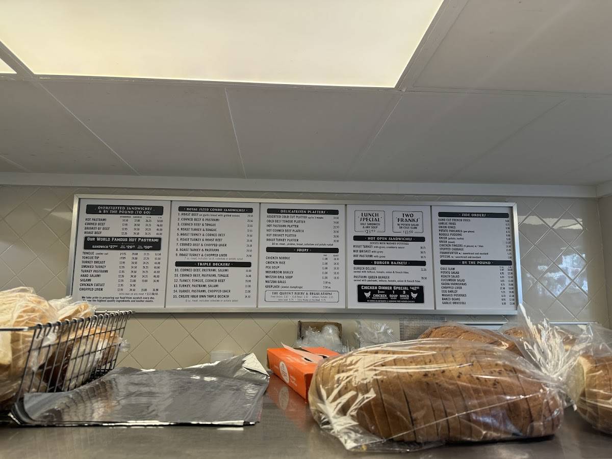 Menu at Pastrami Queen restaurant, New York City, 138 W 72nd St A