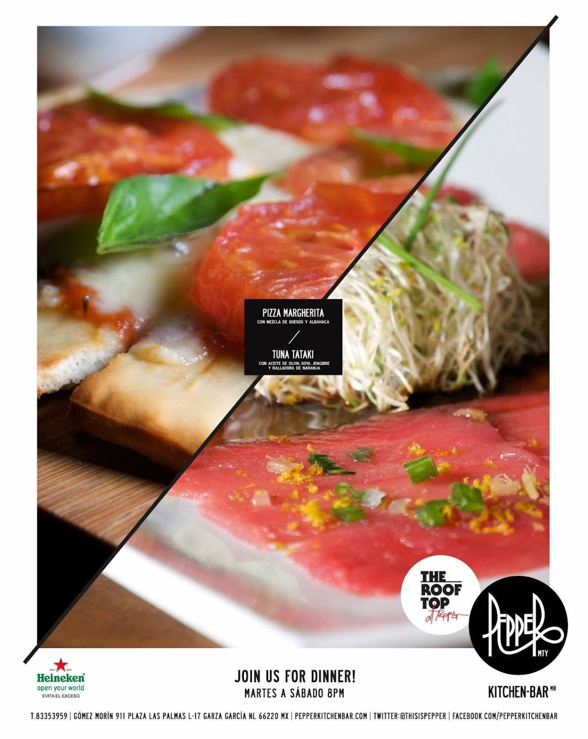 Menu at Pepper pub & bar, San Pedro Garza García