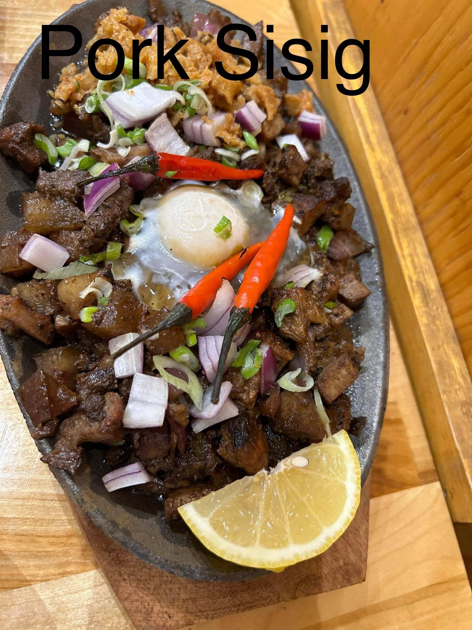 Menu au Pinoy Pansitan restaurant, Montréal