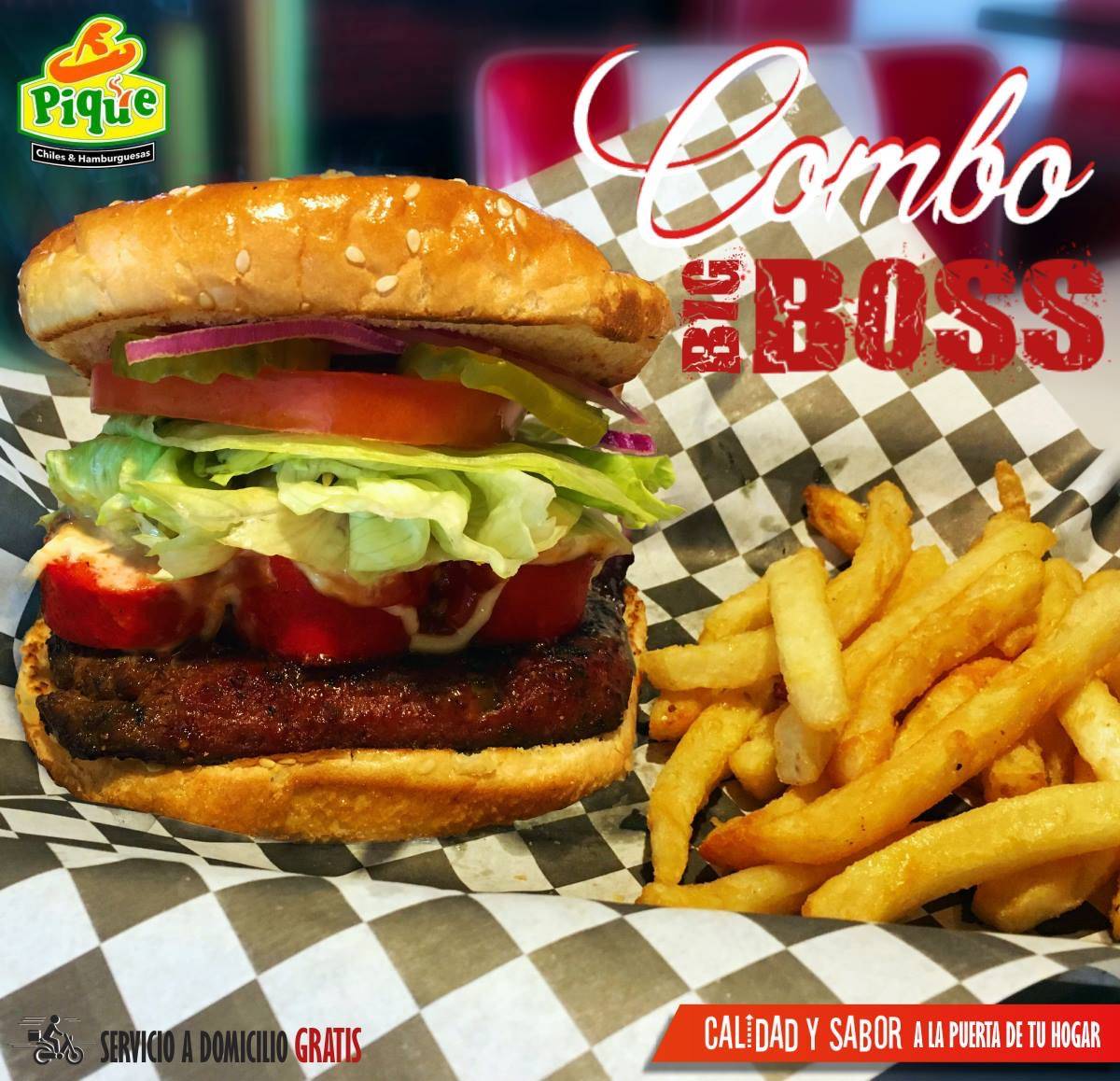 Carta del restaurante Piqué Chiles y Hamburguesas, Ciudad Juarez, Calle ...