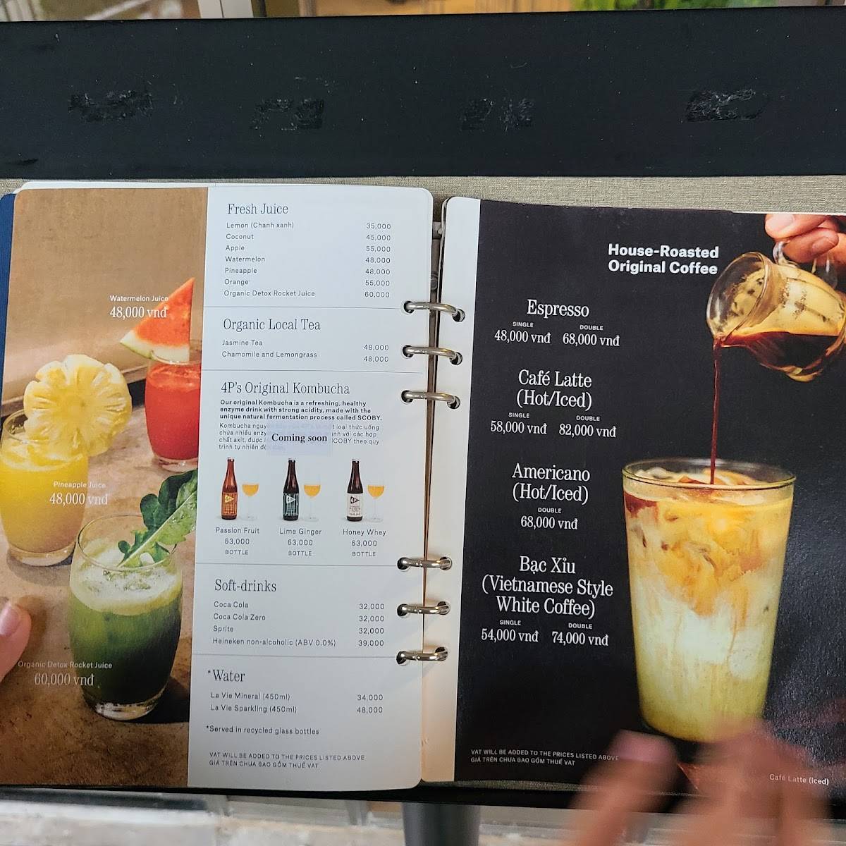 Carta del restaurante Pizza 4P's Aeon Mall Hải Phòng, Hai Phong