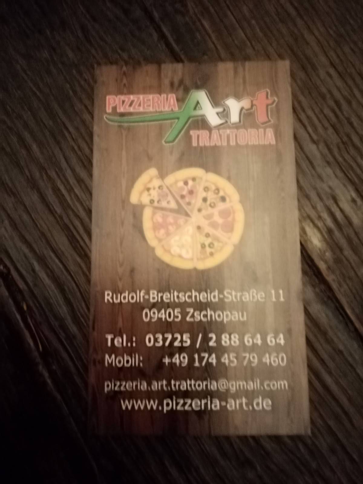 Speisekarte von Pizzeria Art, Zschopau