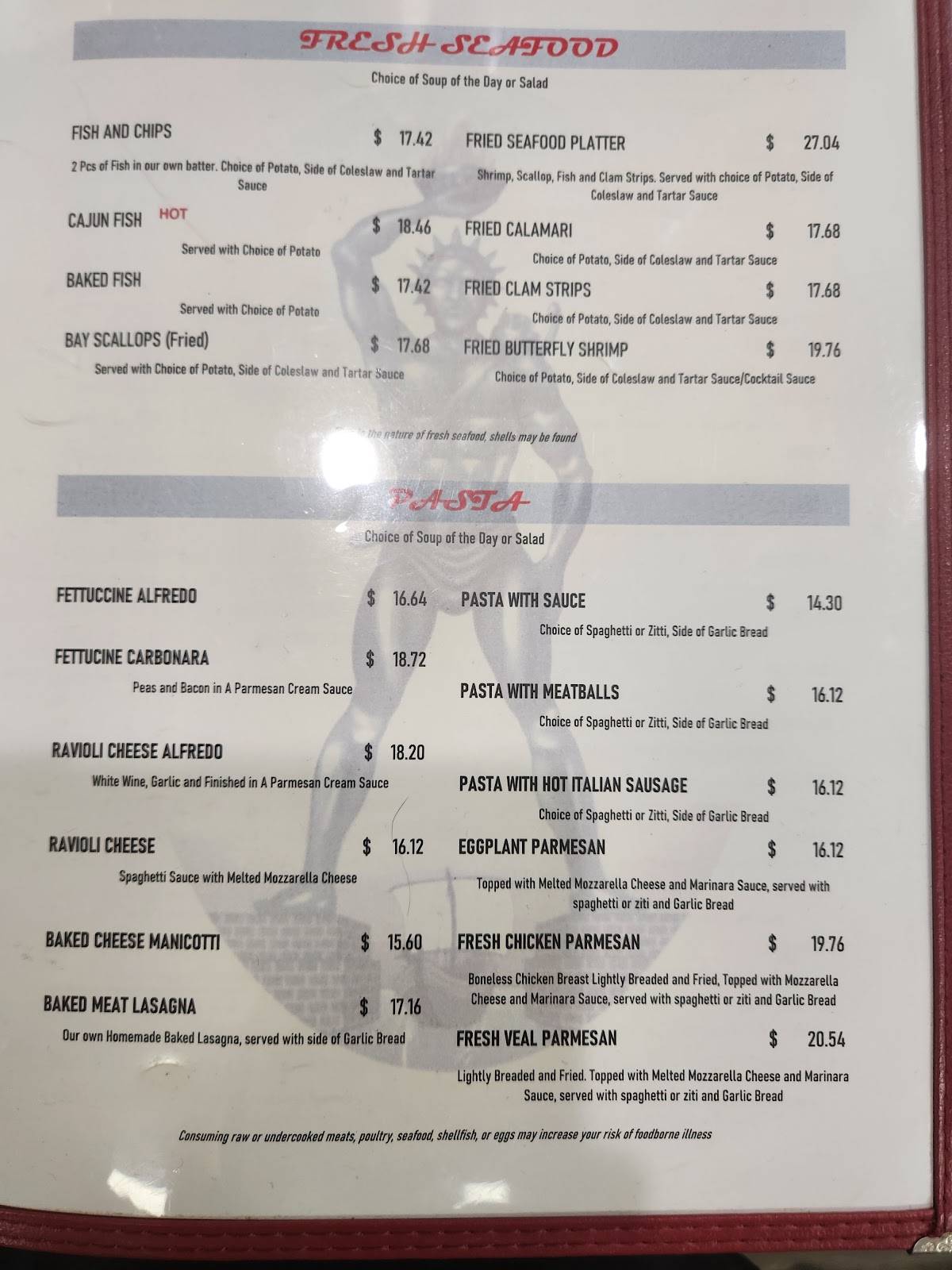 Menu at Kolossos Restaurant and Pizza, Stafford