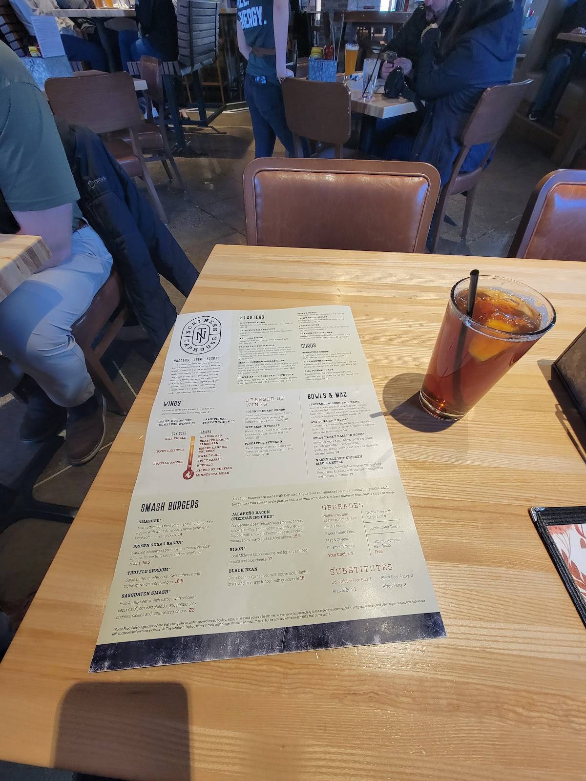 Menu at Northern Taphouse- Plymouth pub & bar, Plymouth