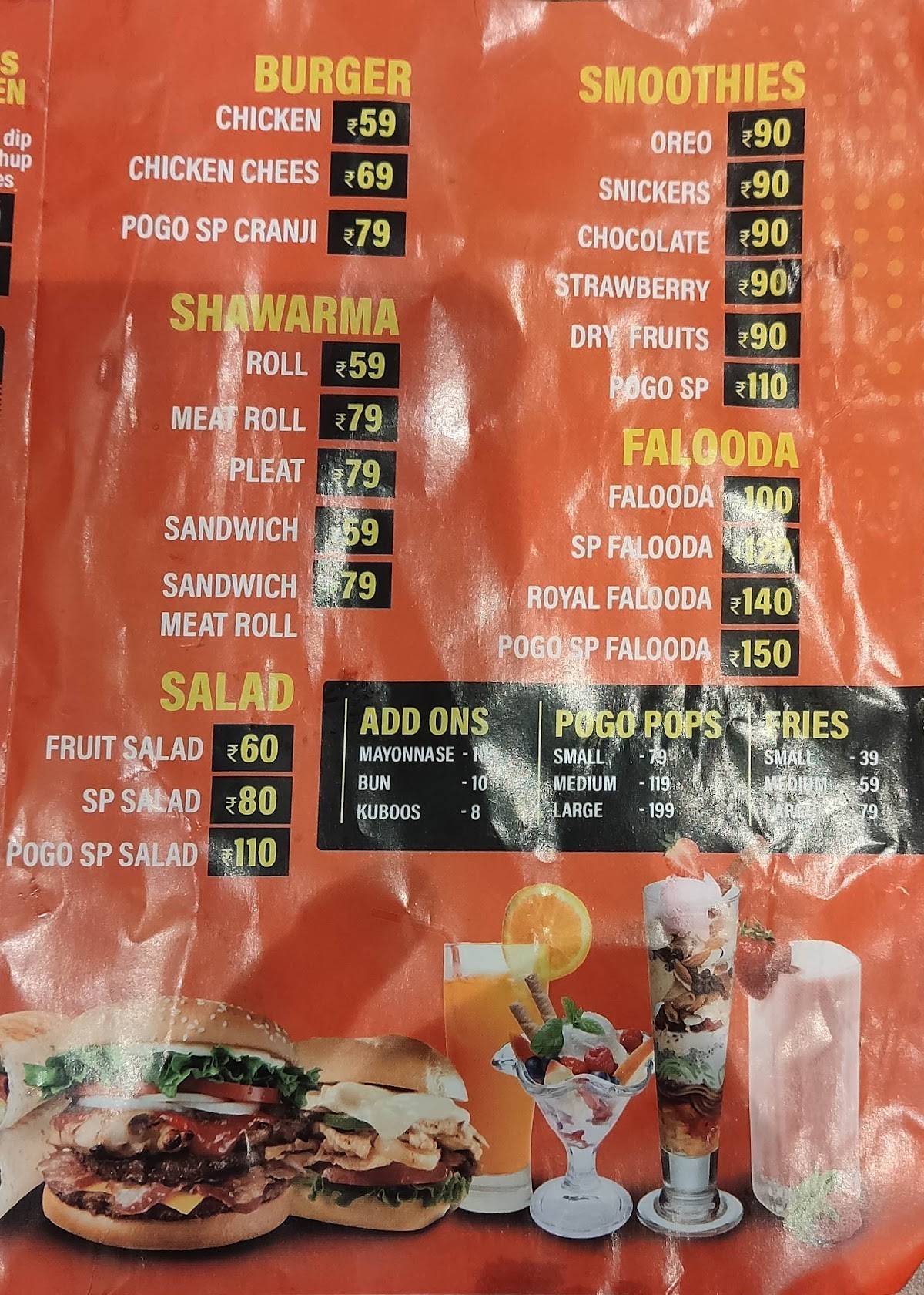 Menu at Pogo Broasted Chicken Mukkam, Mukkam