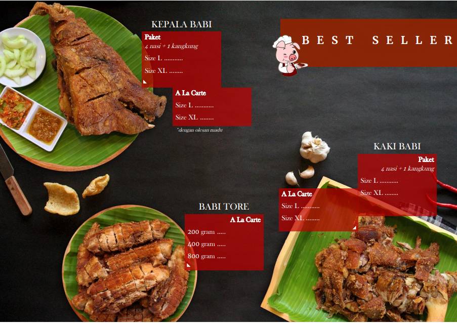 Menu at Pork Kitchen Manado, Manado