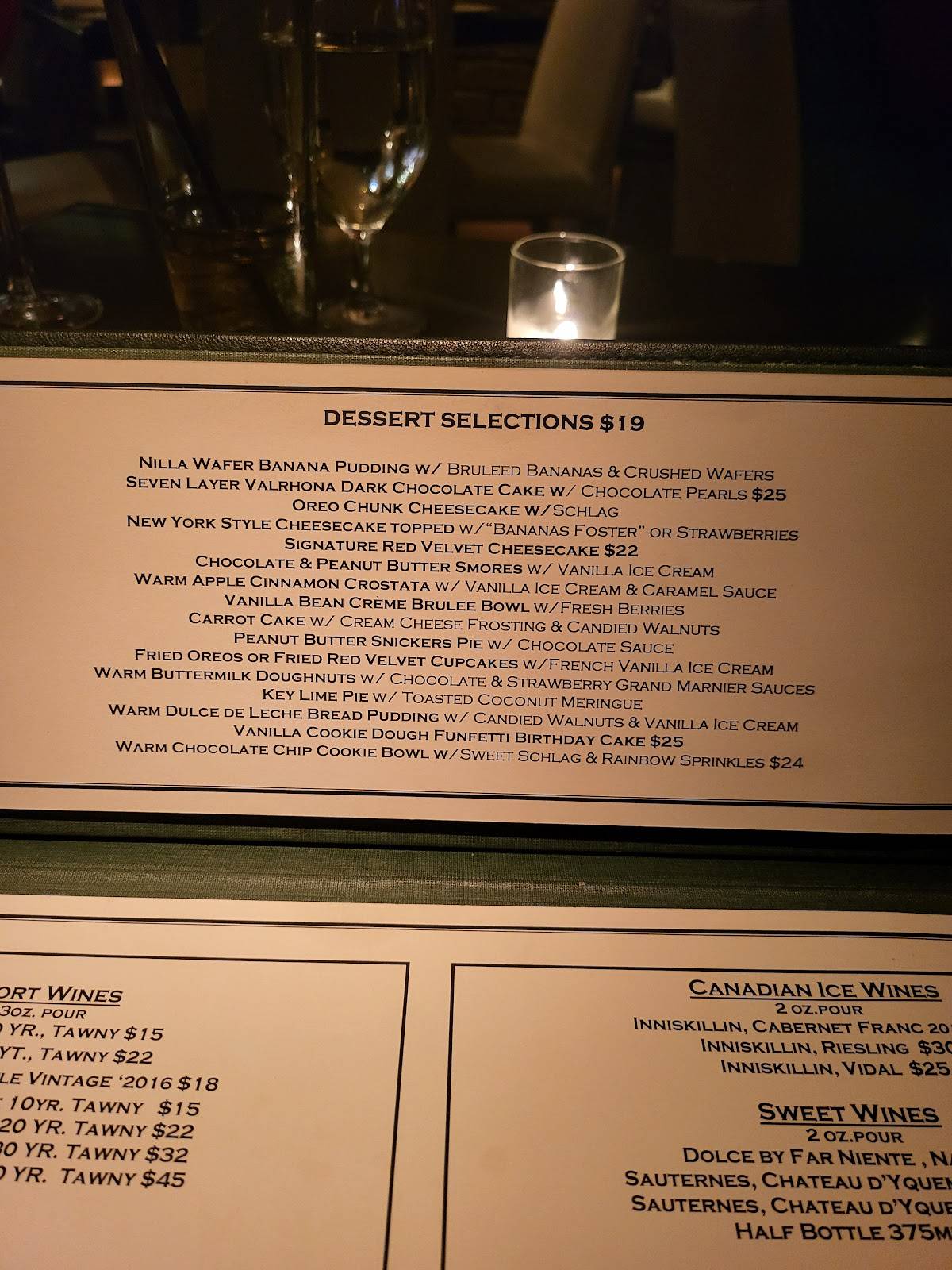 Menu at Prime 112 Restaurant, Miami Beach