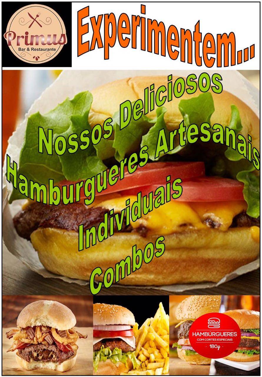 Menu em Primus Bar Restaurante, São Paulo, Av Inconfidencia Mineira N