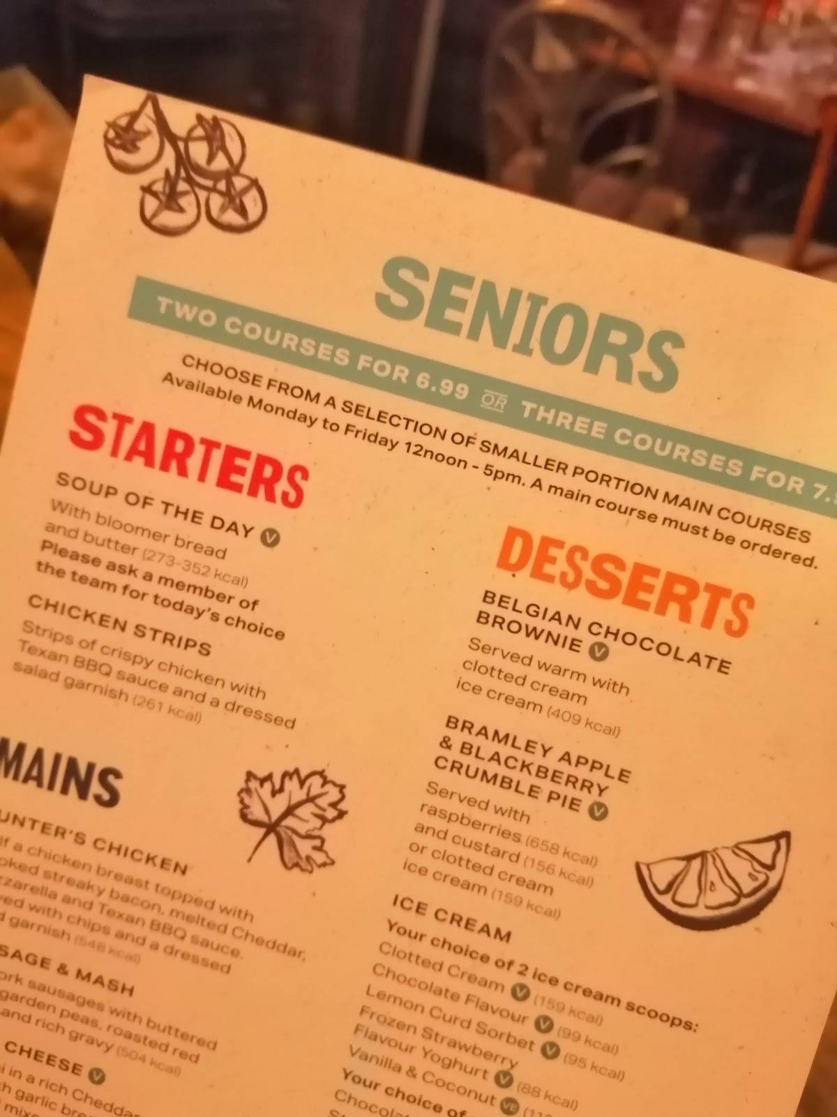 Menu at Bold Arms pub & bar, Southport