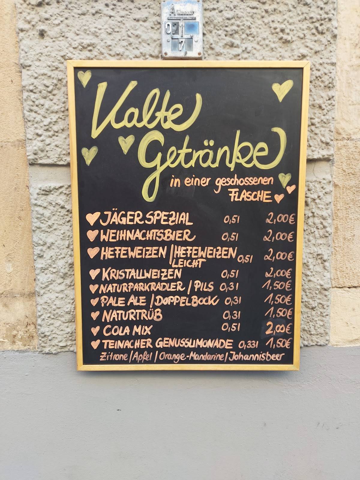 Speisekarte von Das Jäger pub & Bar, Tübingen, Hafengasse 8