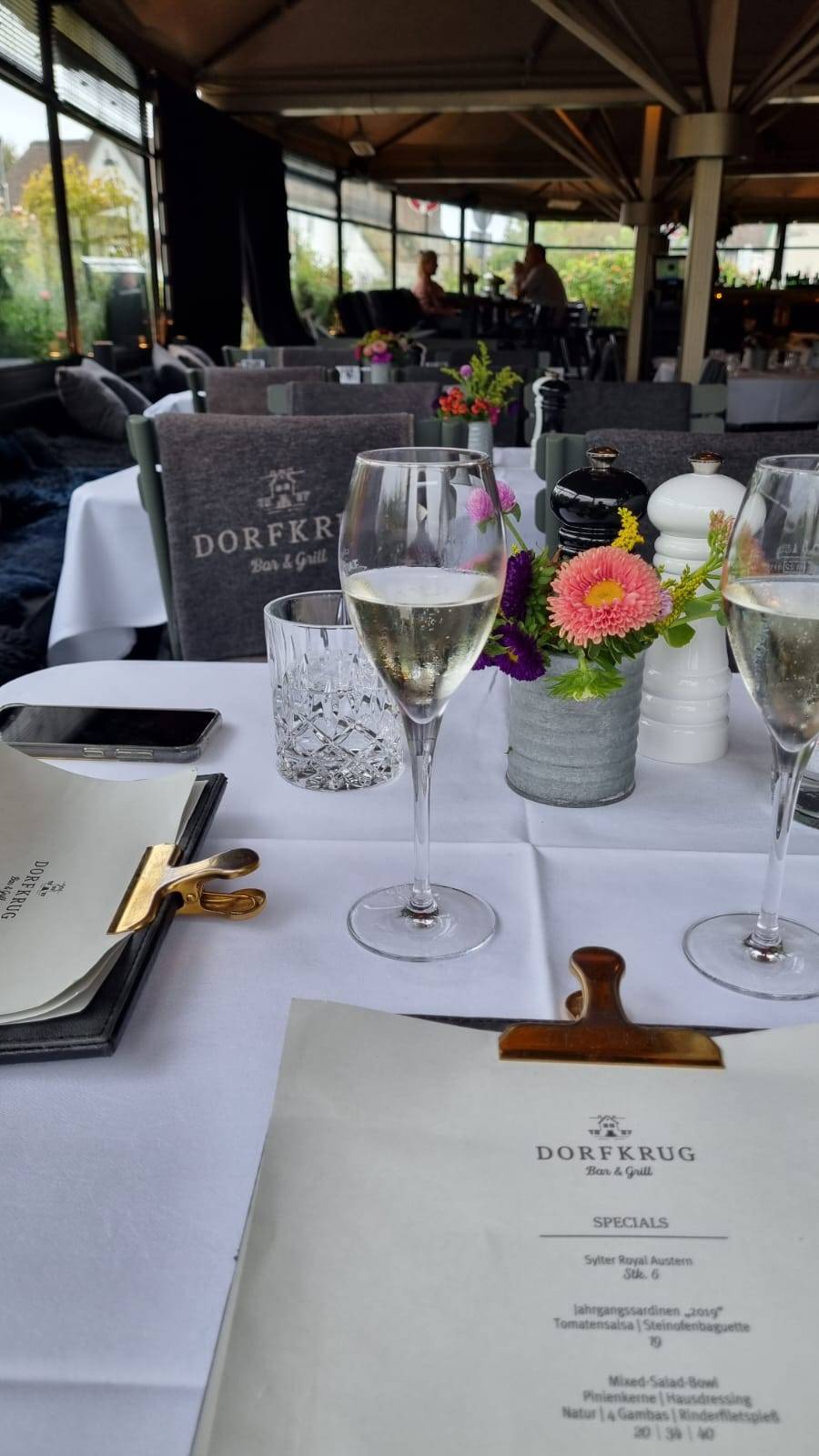Speisekarte von DORFKRUG KAMPEN Bar & Grill, Kampen (Sylt)