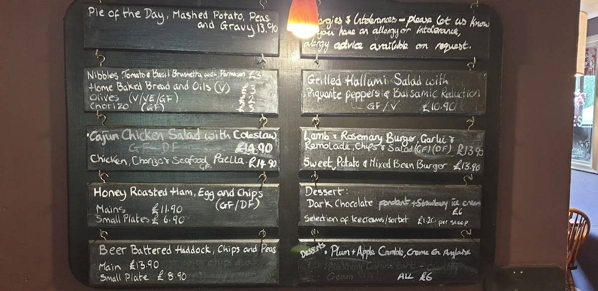 Menu at Donkey & Buskins pub & bar, Colchester