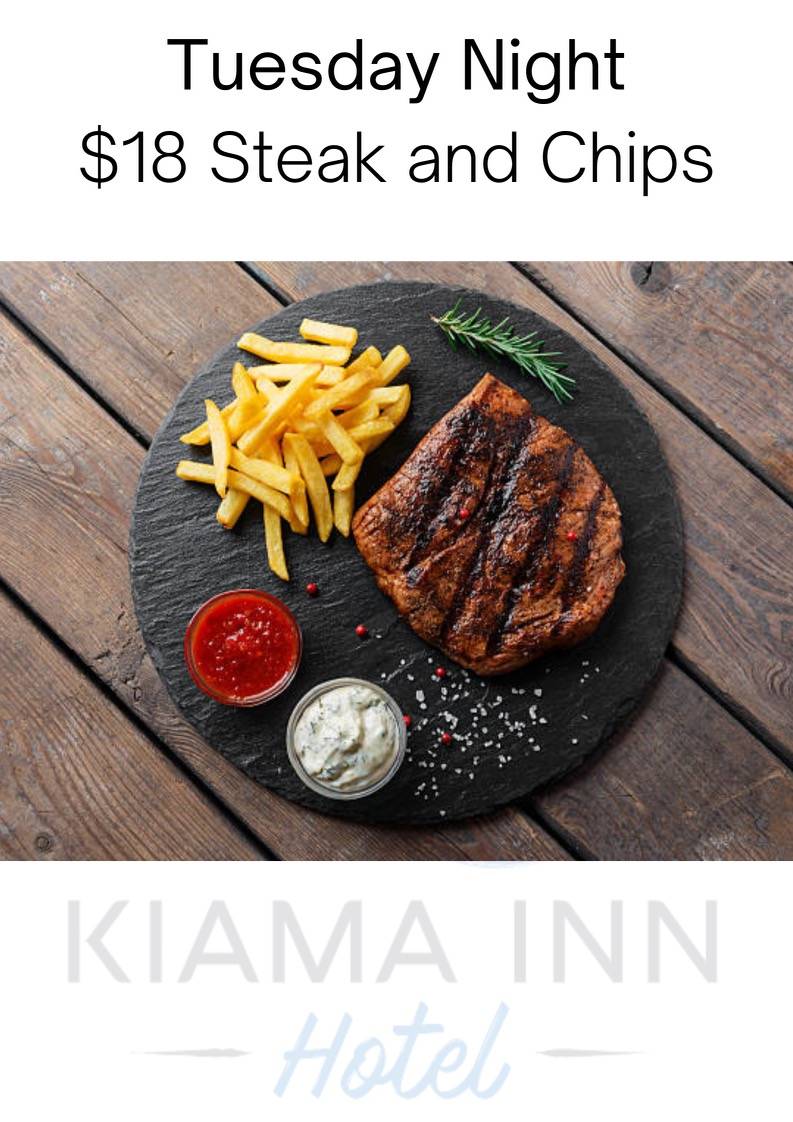 Menu at Kiama Inn Hotel pub & bar, Kiama