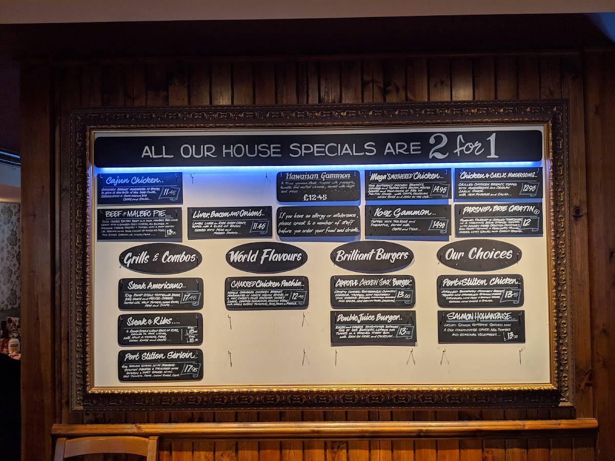 Menu at Red Kite pub & bar, Caerphilly, Nantgarw Rd