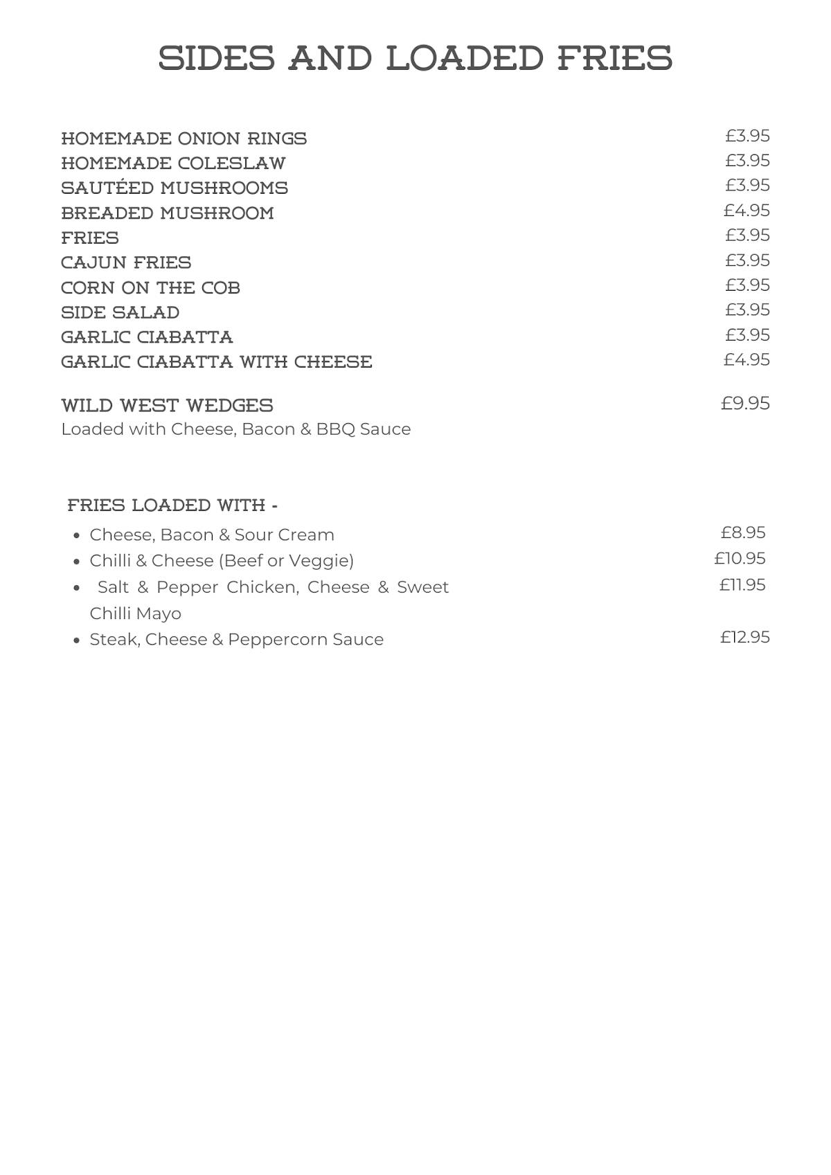 Menu at The Alamo pub & bar, Ryde, 5 Esplanade