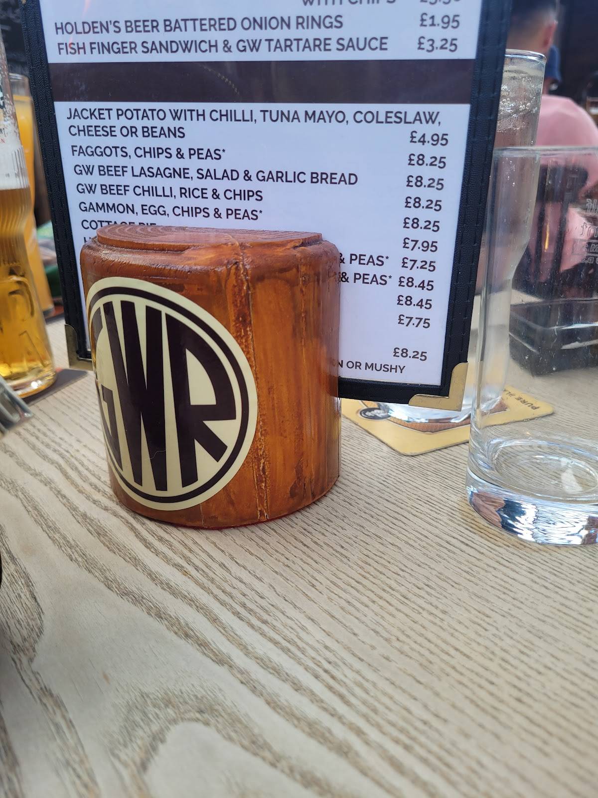 Menu at The Great Western pub & bar, Wolverhampton, Corn Hill