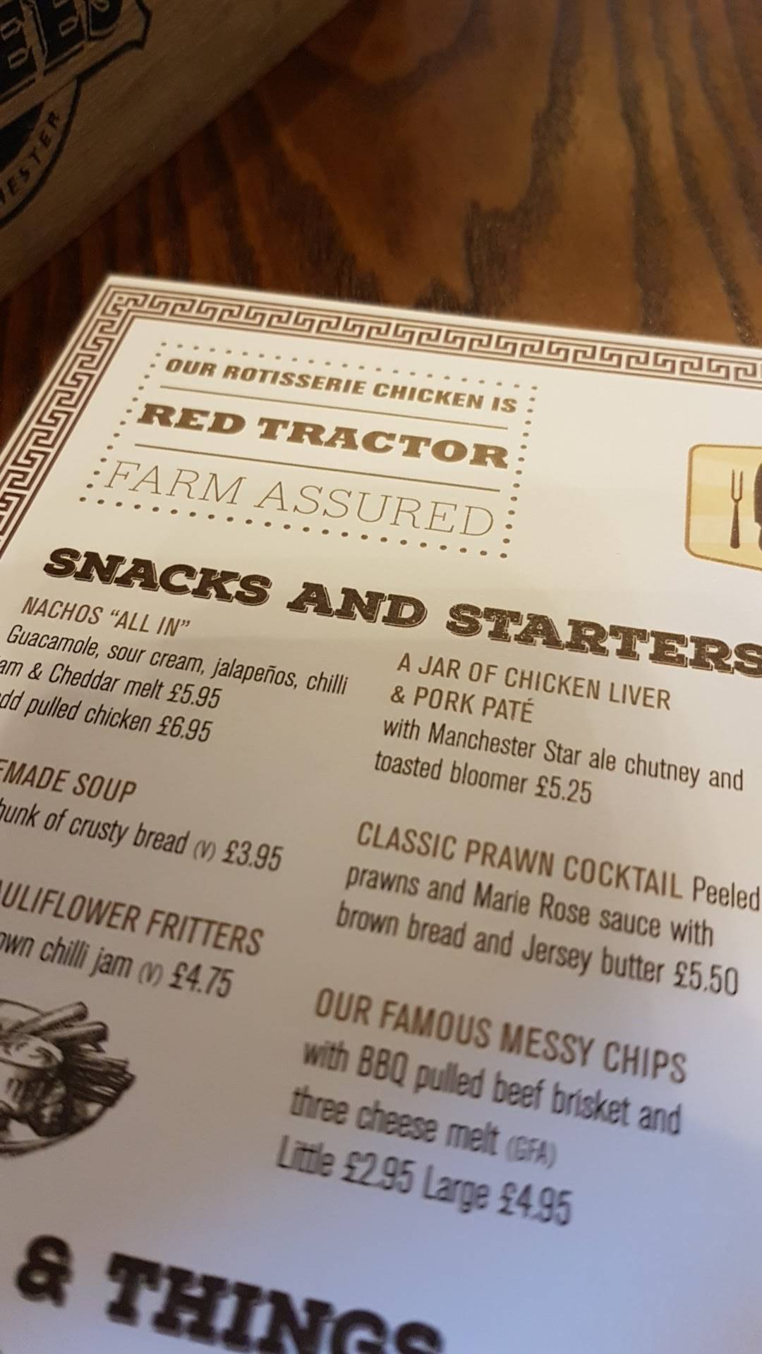 Menu at The Sheldon Arms pub & bar, Ashton-under-Lyne