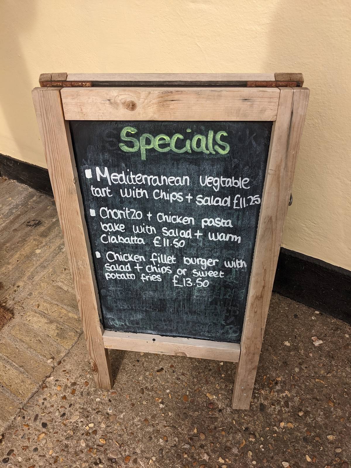 Menu at The Shoulder of Mutton pub & bar, Marks Tey
