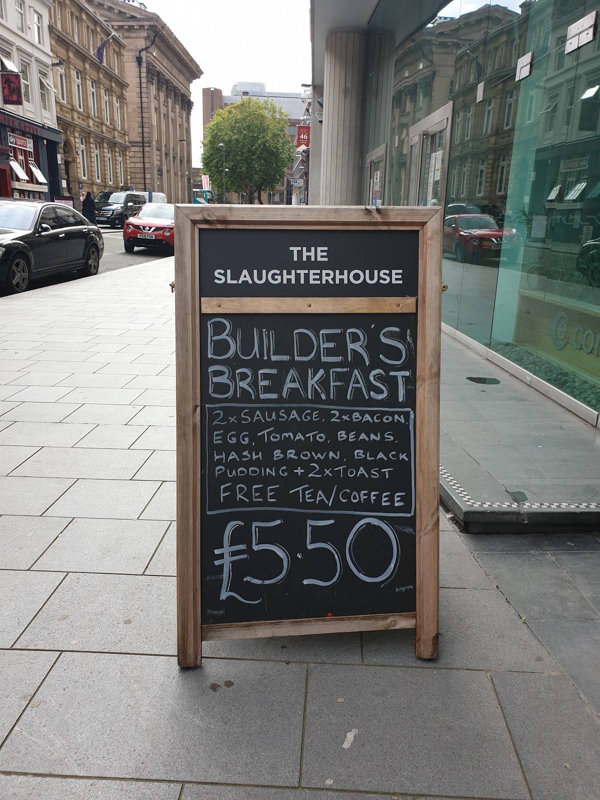 Menu at The Slaughter House pub & bar, Liverpool, 13-15 Fenwick St