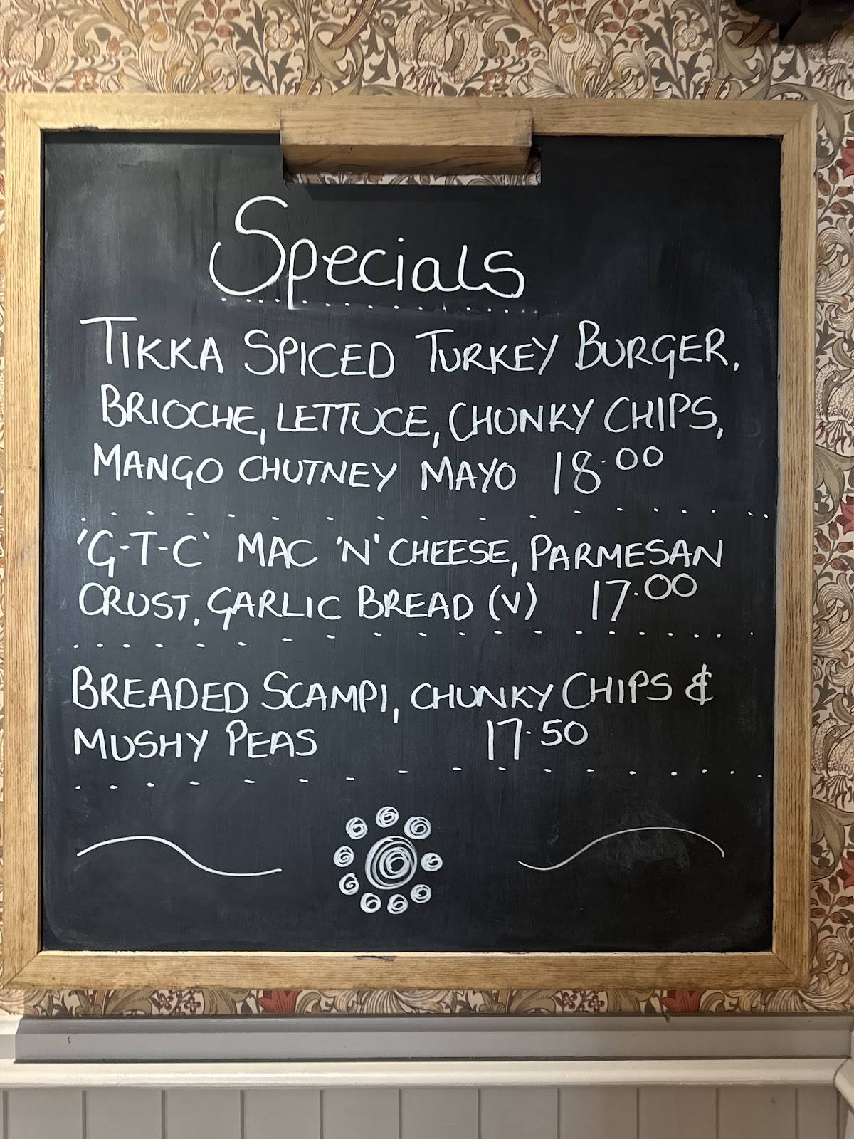 Menu at White Horse, Disley pub & bar, Stockport