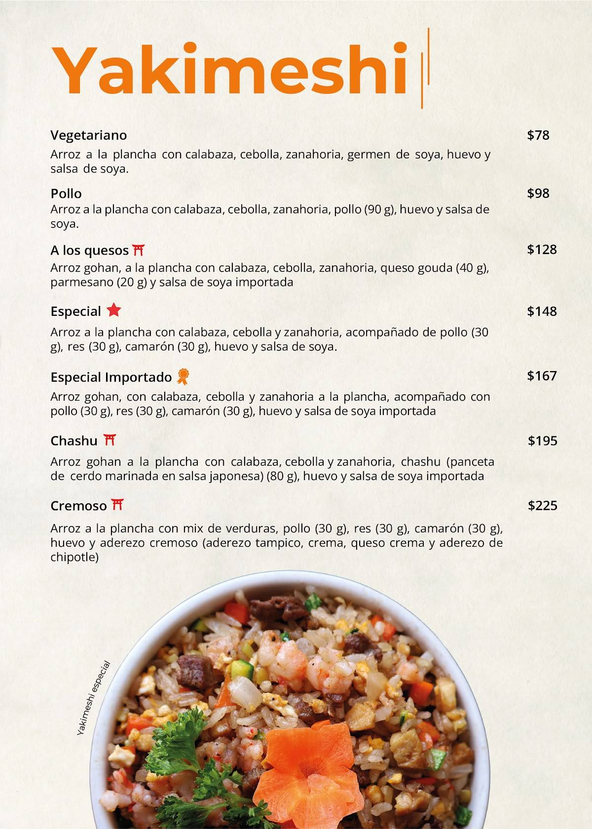 Carta del restaurante Shirushi San Manuel, Heroica Puebla del Zaragoza ...