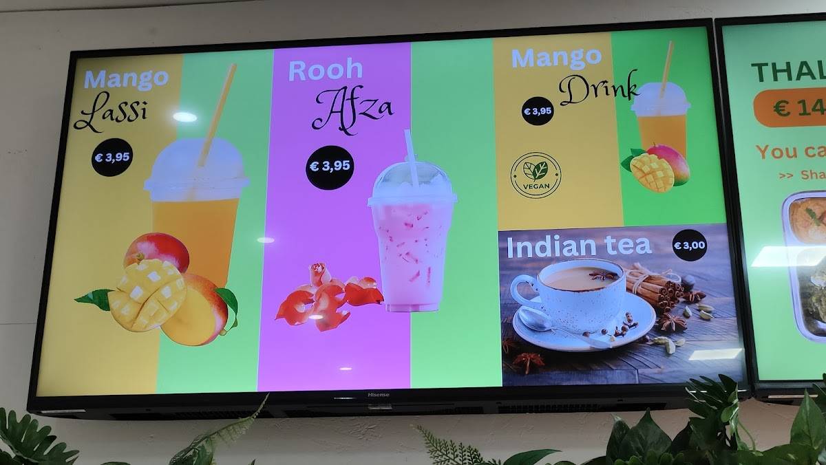 Menu at Pure Veg India, Brussels