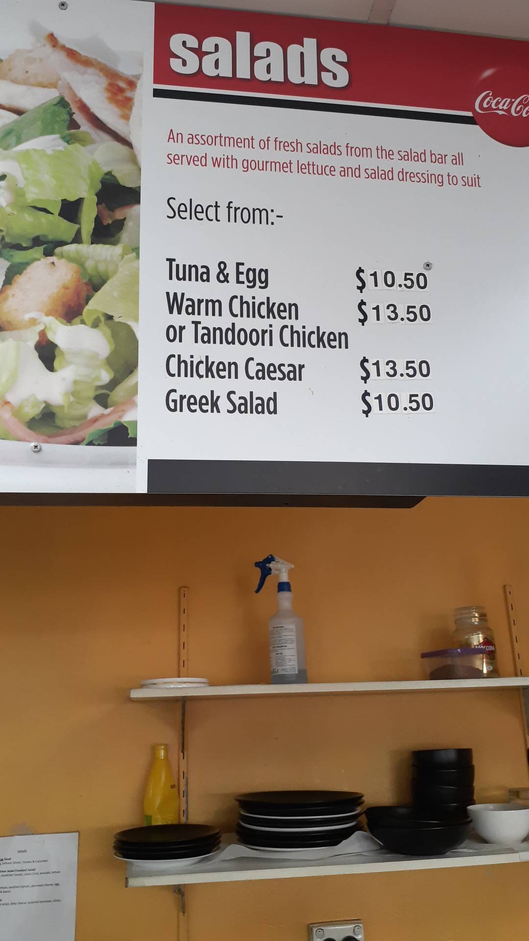 Menu at Pym Street Cafe, Dudley Park