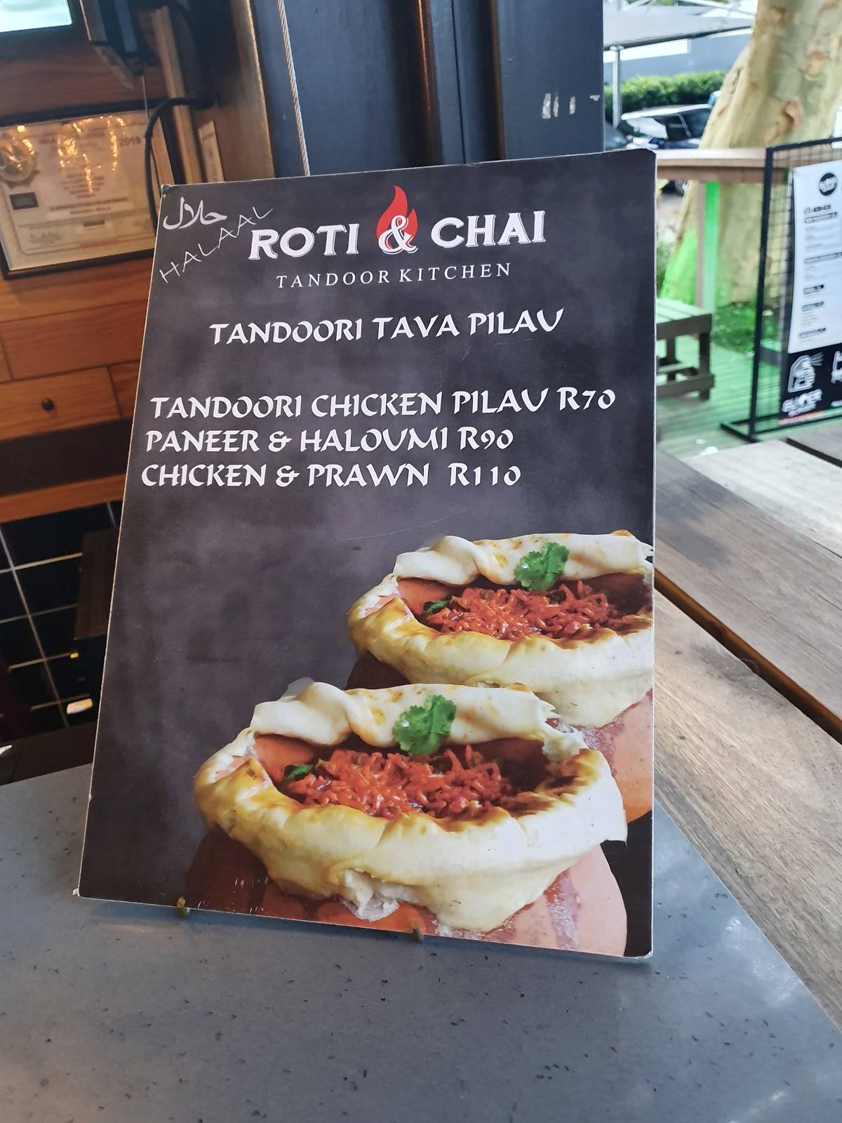 Menu at ROTI & CHAI FLORIDA RD restaurant, Durban, Shop 5 Florida Exchange