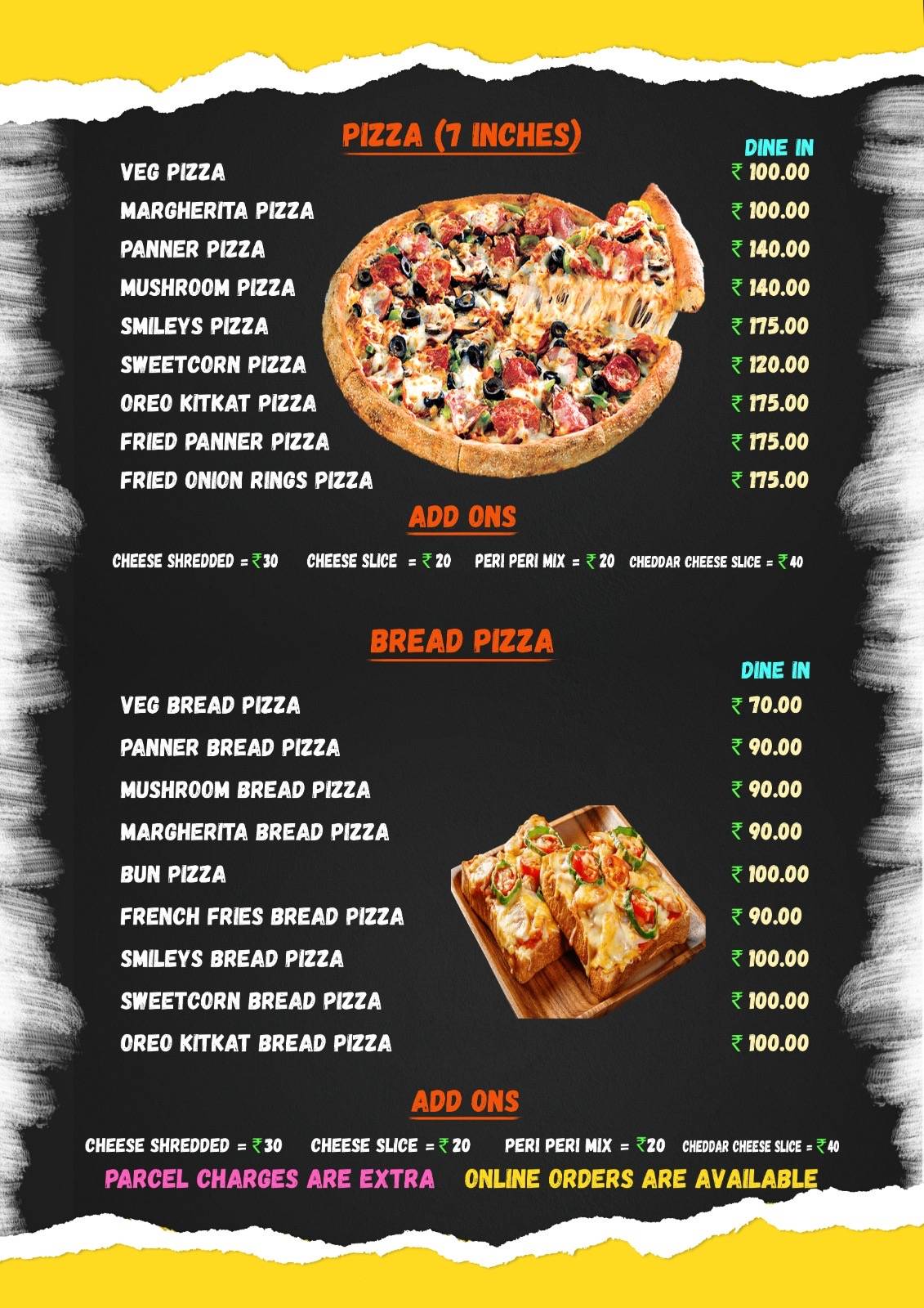 Menu at RM RESTRO CAFE, Rameswaram