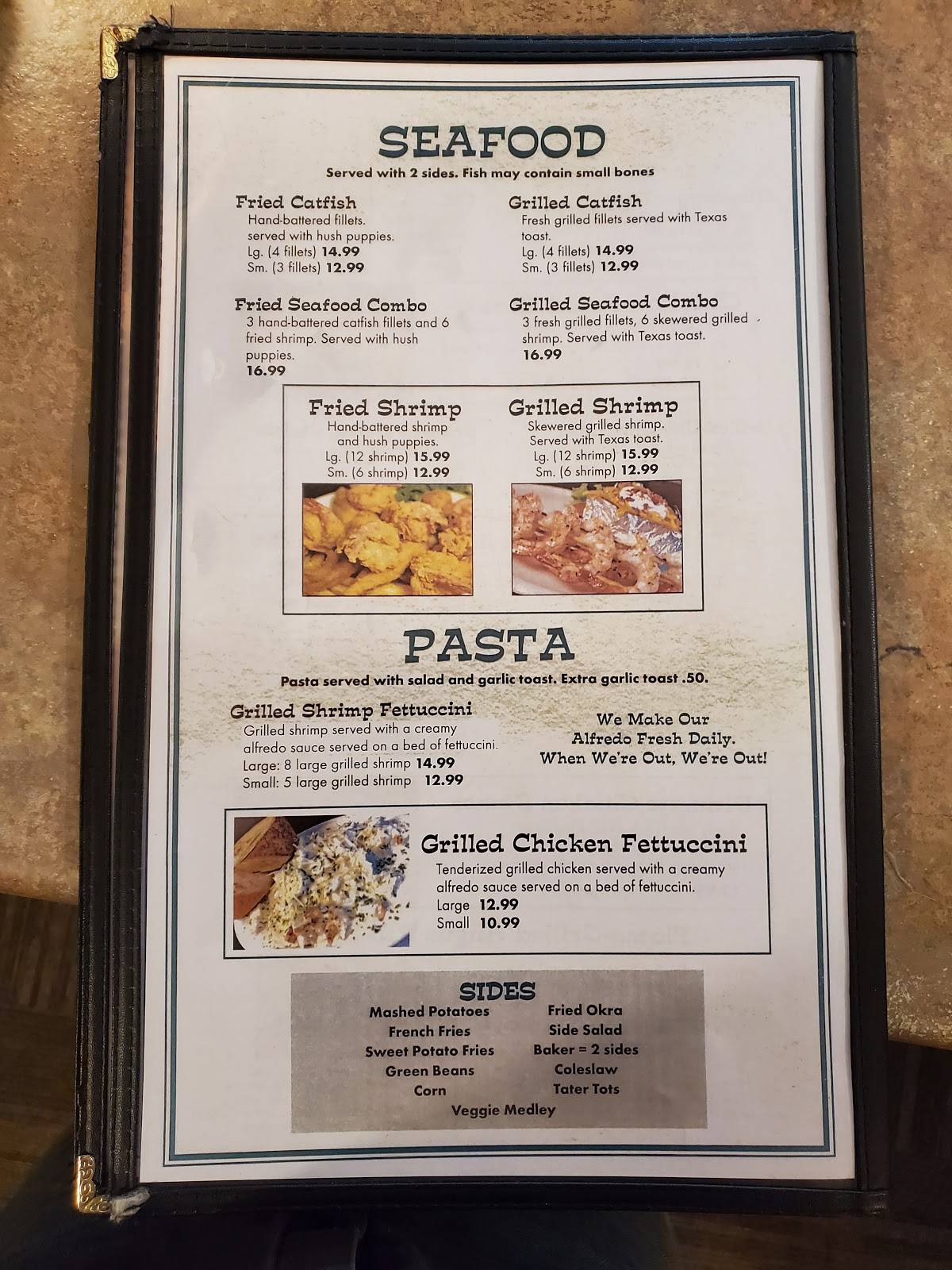 Menu at Ranch Hand Cafe, Cleveland, TX-321