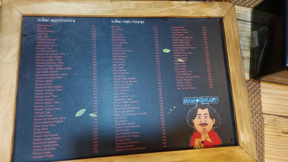 Menu at Rangeen Pure Veg, Pune