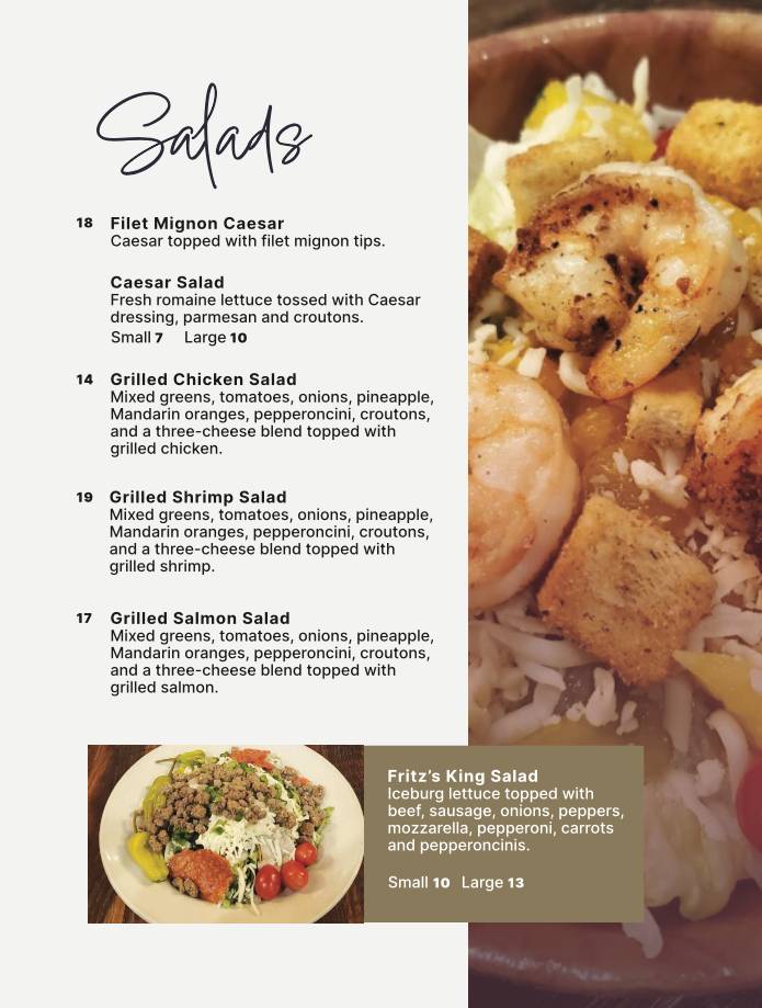Menu at Ravanelli's Italian Steakhouse & Wine Bar, Collinsville, 26 ...
