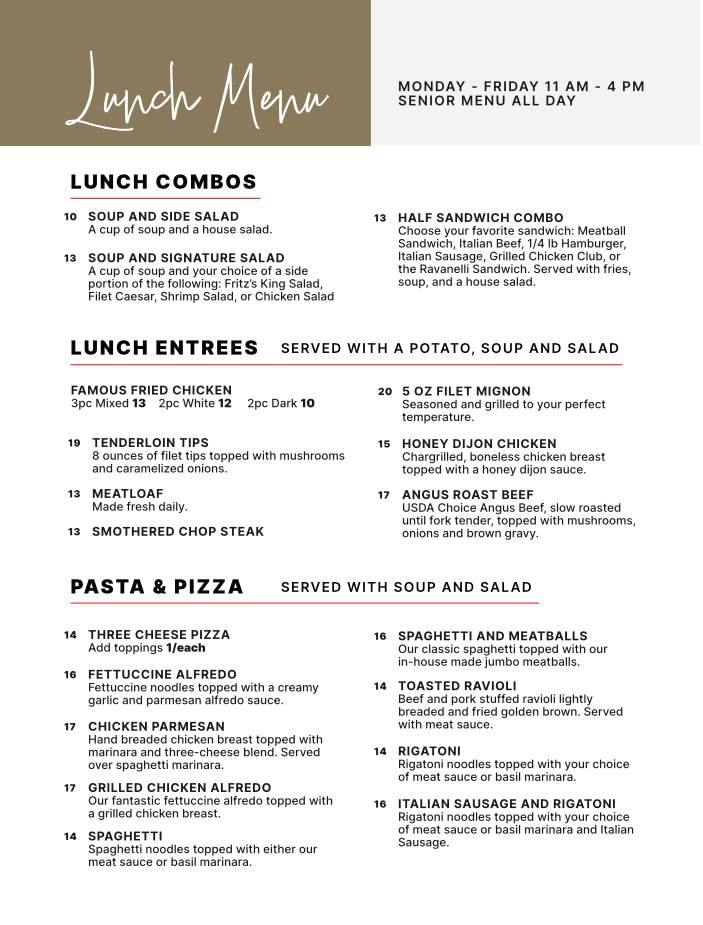Menu at Ravanelli's Italian Steakhouse & Wine Bar, Collinsville, 26 ...