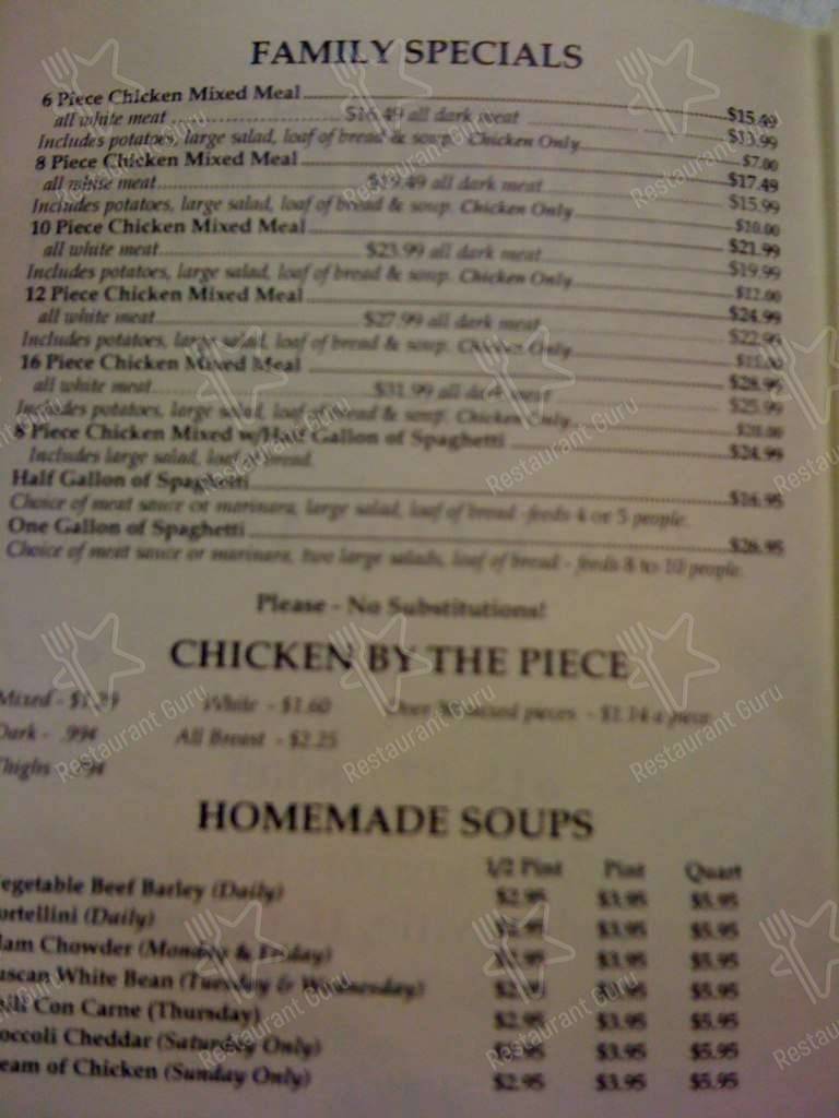 Menu at Ravanelli's Italian Steakhouse & Wine Bar, Collinsville, 26 ...