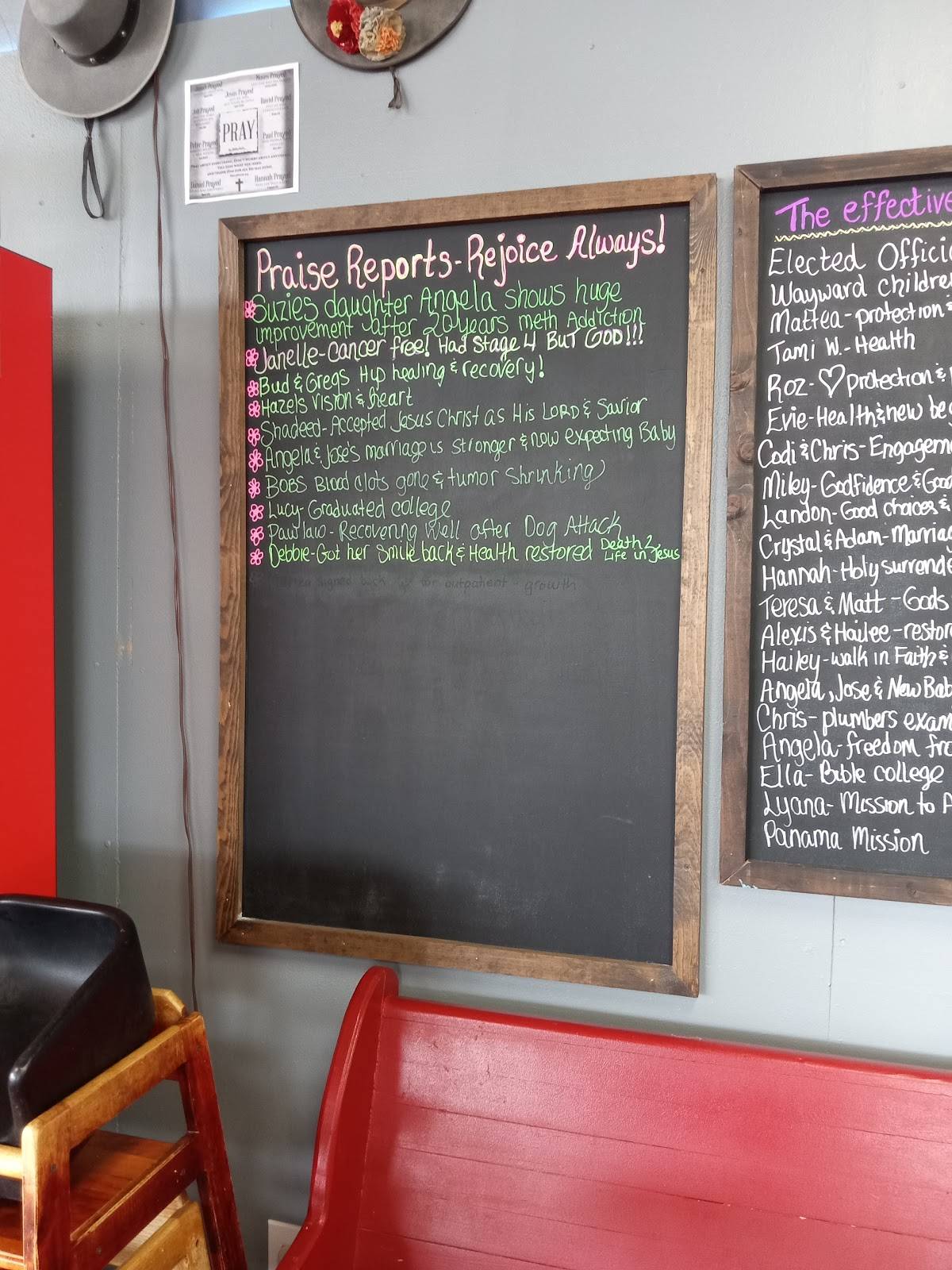 Menu at Red Door Cafe, LLC, Moses Lake