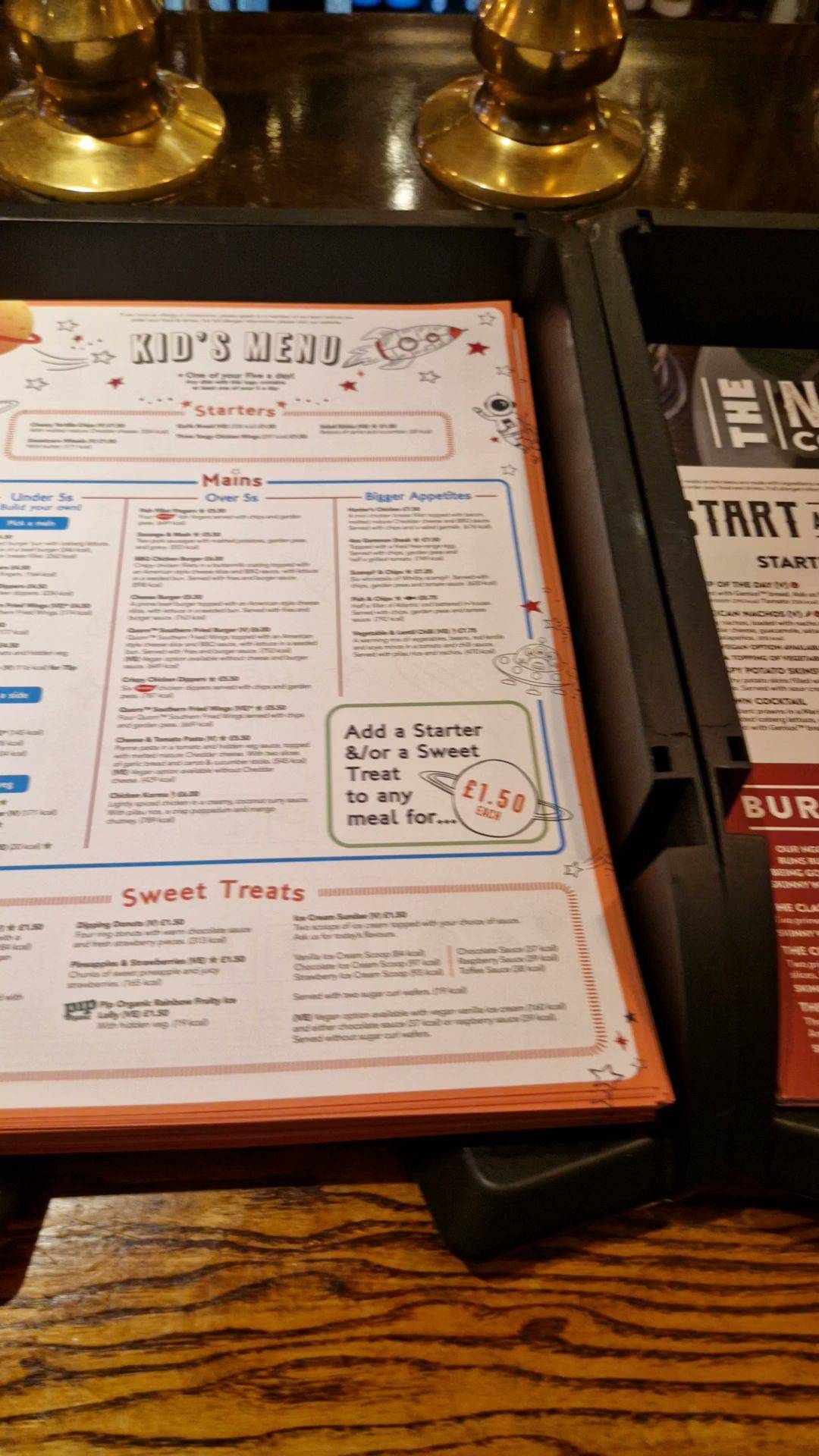Menu at Red Kite pub & bar, Caerphilly, Nantgarw Rd