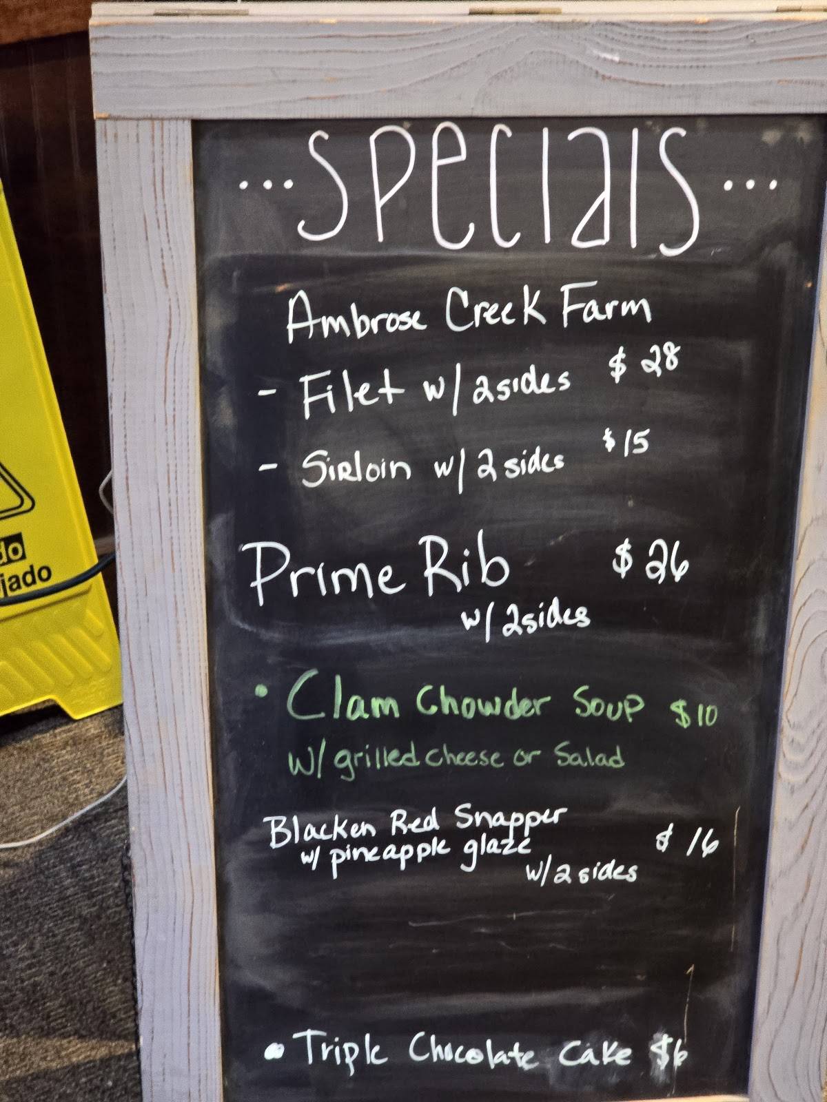 Menu at 13 Bones Restaurant, Mount Airy