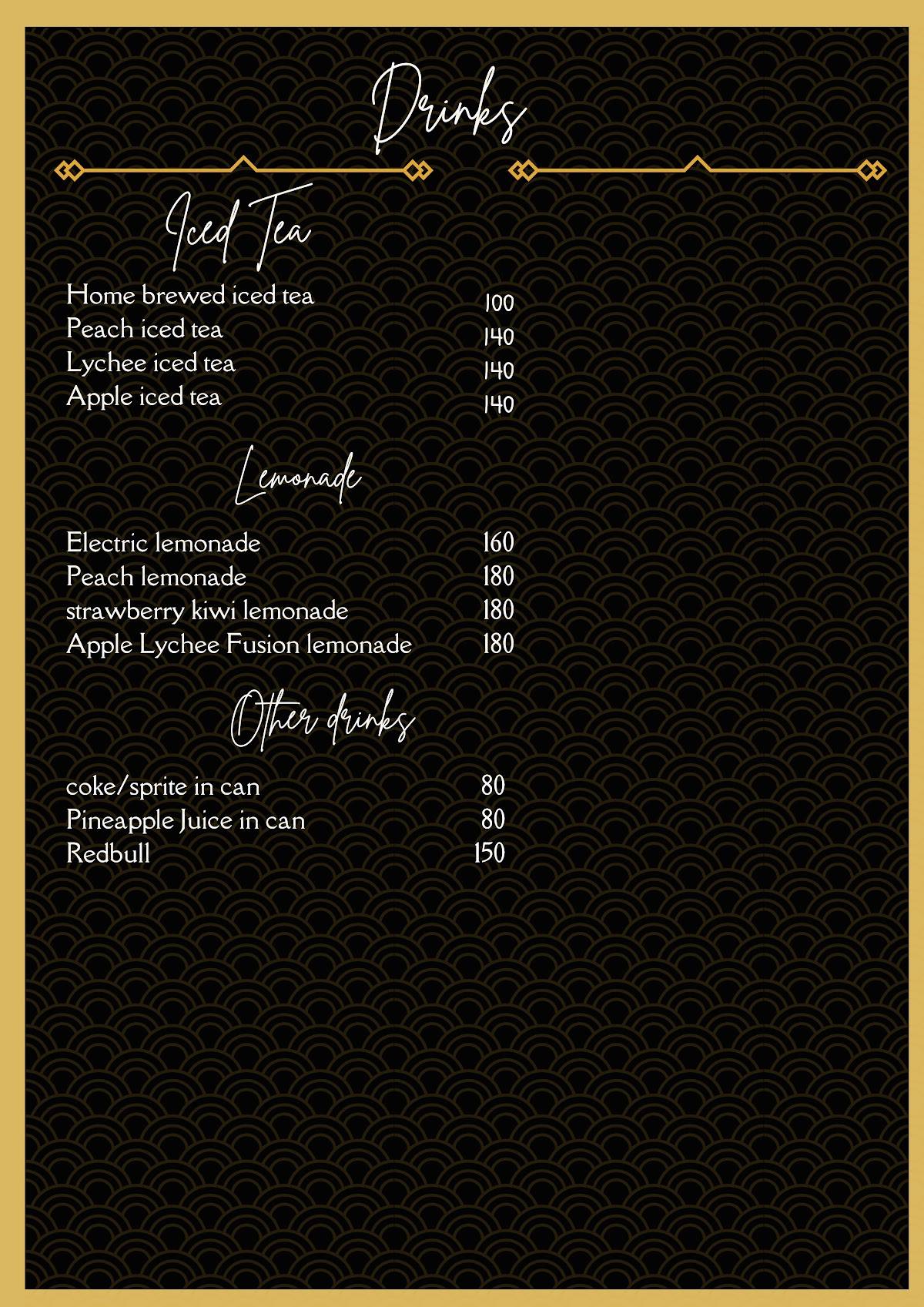 Menu at 8105 brasserie, Panabo