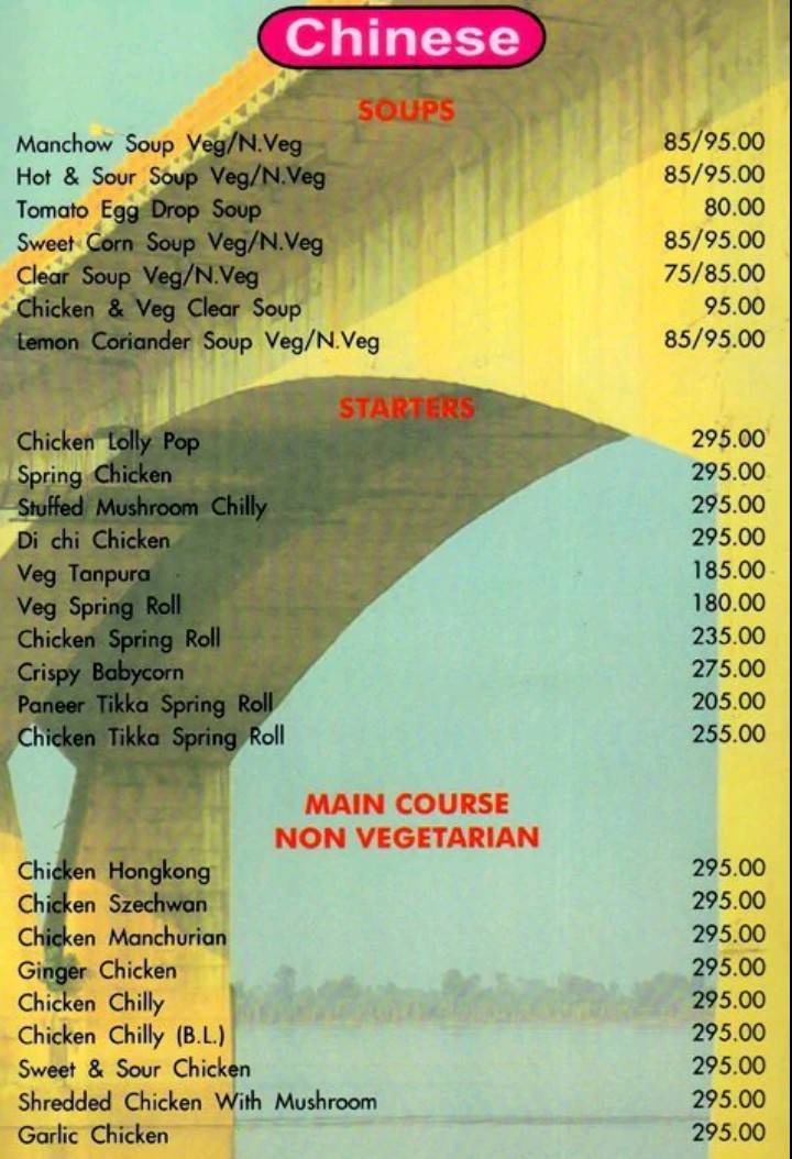 Menu at Amrapali Cafe (A Family Restaurant in Patna Top Restaurant in ...