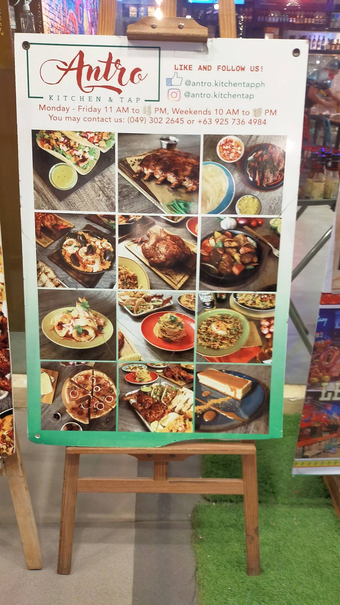 Menu at Antro Kitchen & Tap - Nuvali restaurant, Santa Rosa, Ayala ...