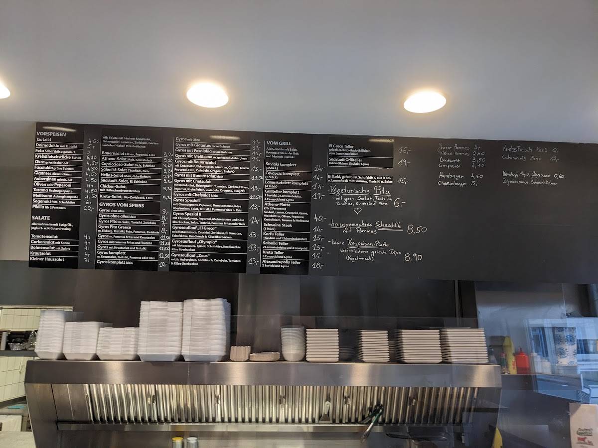 Speisekarte von Athena Grill restaurant, Bonn