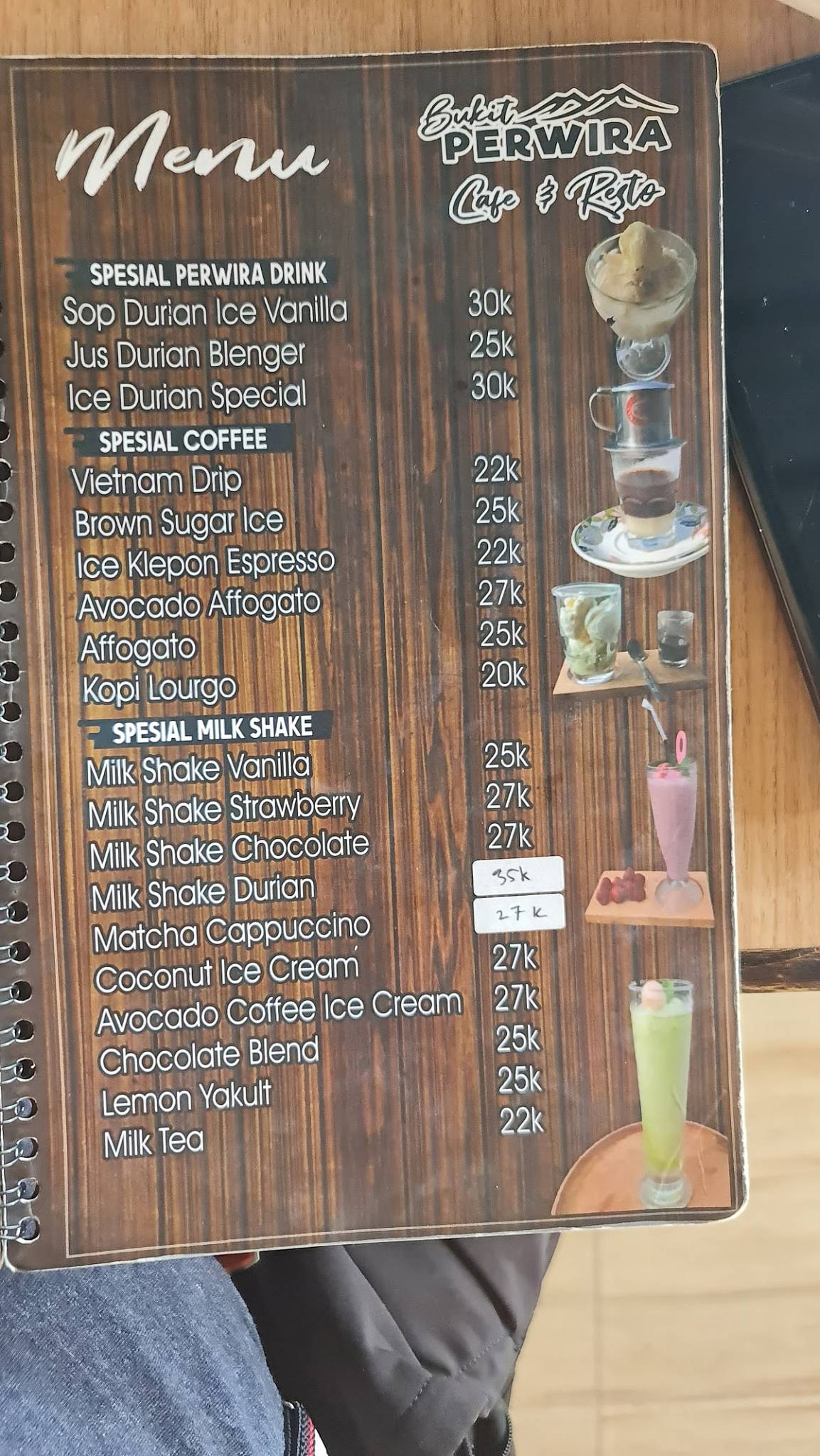 Menu at BUKIT PERWIRA Cafe and Resto, Indonesia