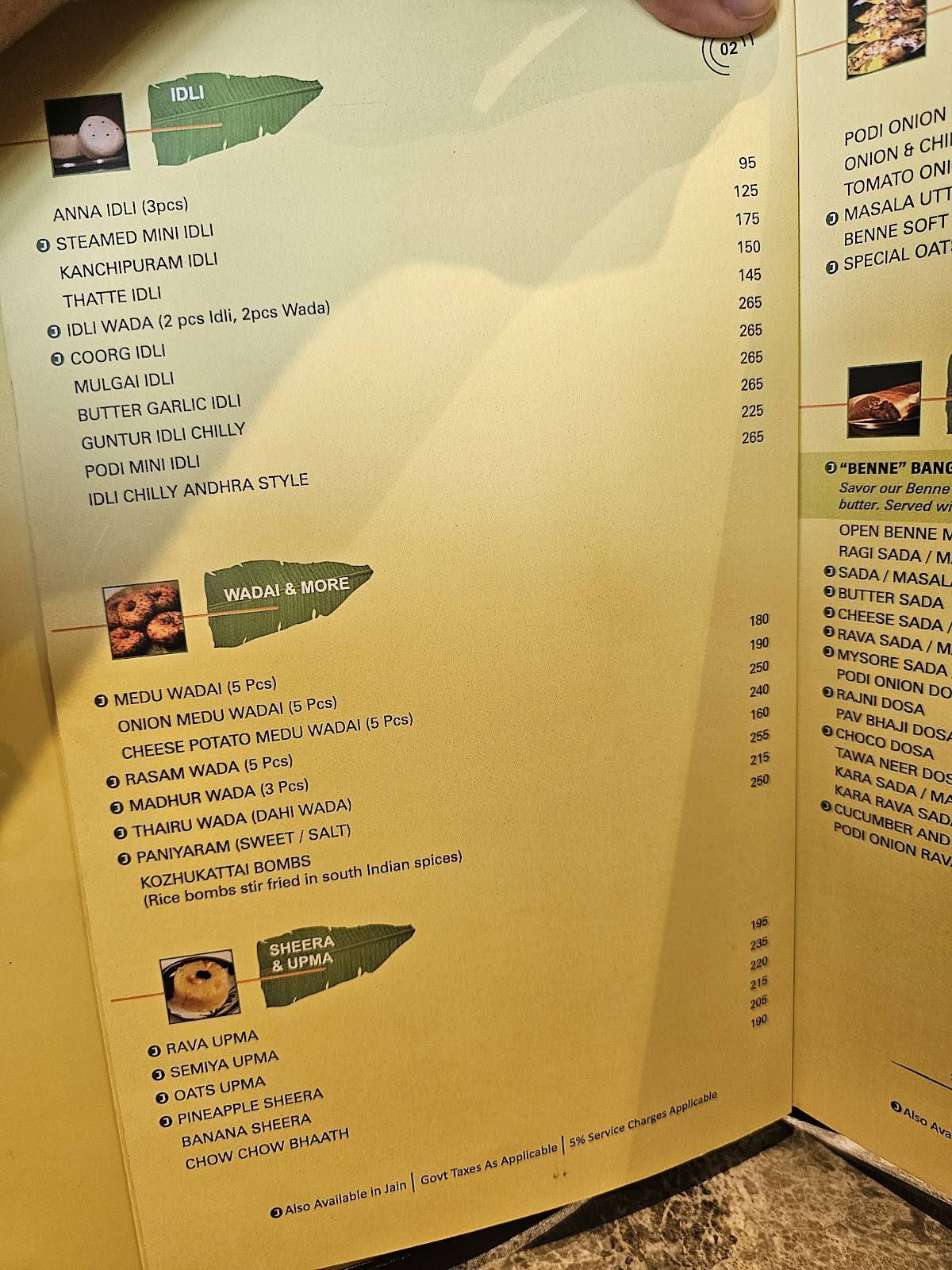 Menu at Banana Leaf Raipur, Raipur